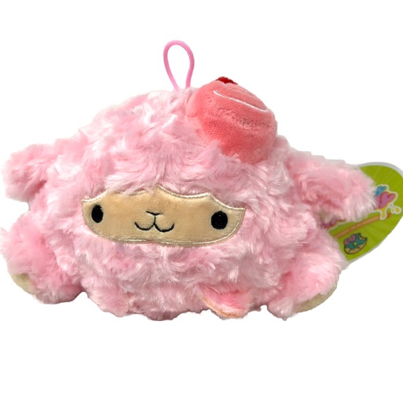 Fiesta | Toys | Smooshy Mushy Lolli Lamb Fluff Pink Sheep Plush ...